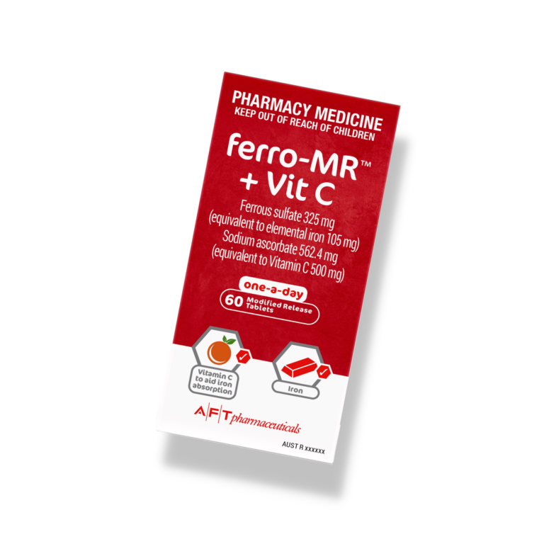 Ferro-MR® + Vitamin C – AFT Pharmaceuticals Australia