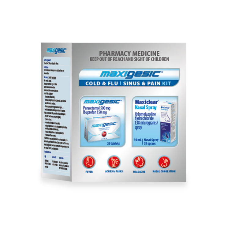 Maxiclear® Cold & Flu Relief/Sinus & Pain Relief – AFT Pharmaceuticals ...