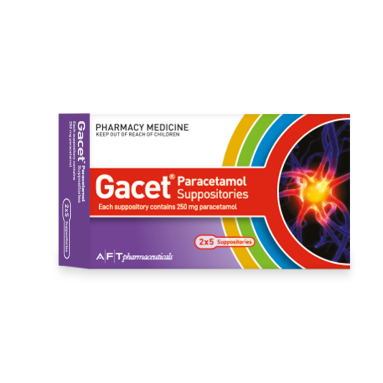 Gacet Supp 250mg – AFT Pharmaceuticals